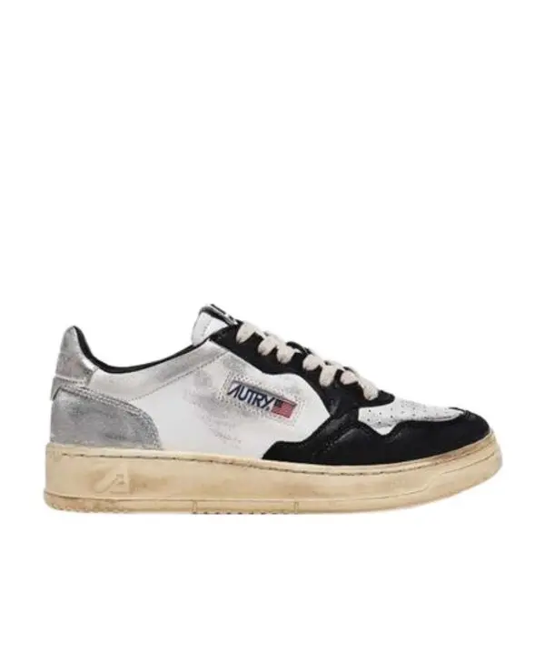 AUTRY Panelled Low-top Sneakers - Nude