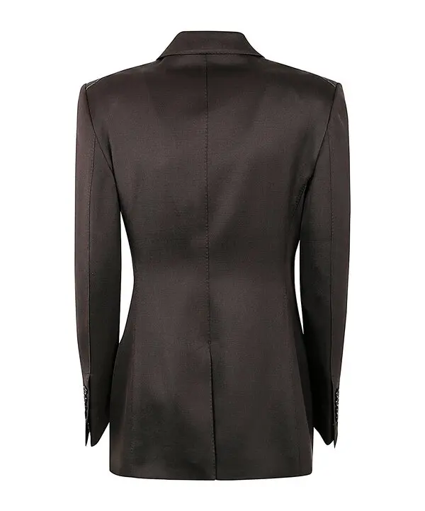TOM FORD Double Breasted Blazer - Black