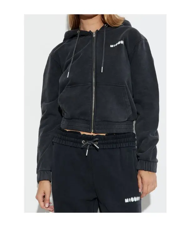 MISBHV Zip-up Hoodie With Logo Detailing