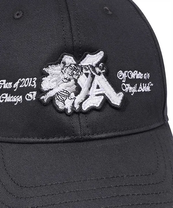 Off-White Embroidered Cap