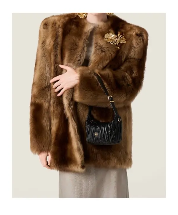 Miu Miu Matelassé Zipped Pouch