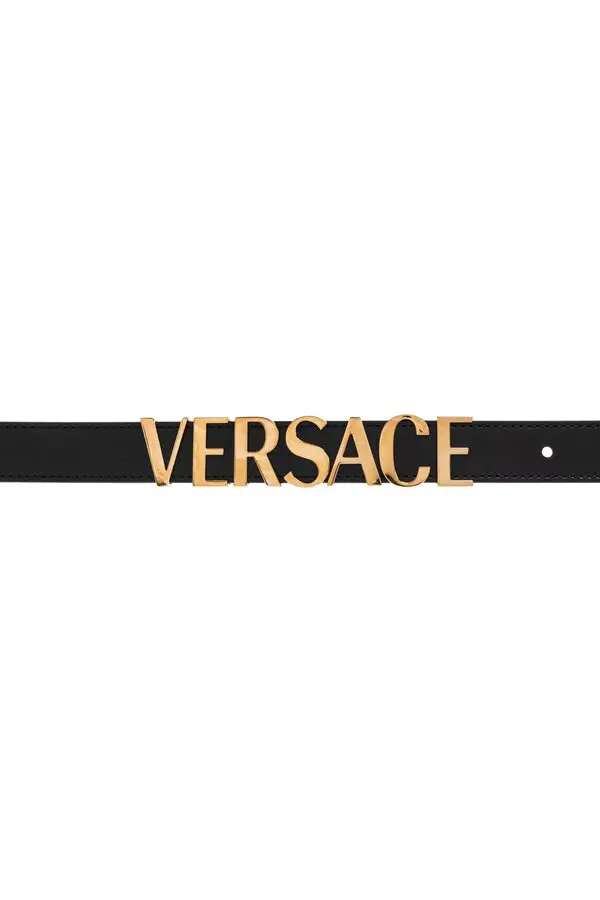 Versace Logo-lettering Belt