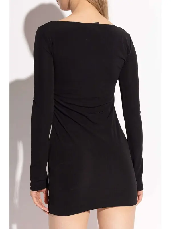 Dsquared2 Icon Logo Square Neck Mini Dress