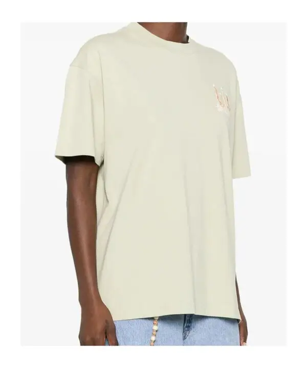 Off-White Printed T-shirt - Light Green