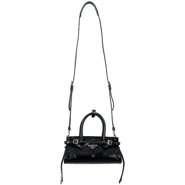 Prada Logo Tote Bag - Black