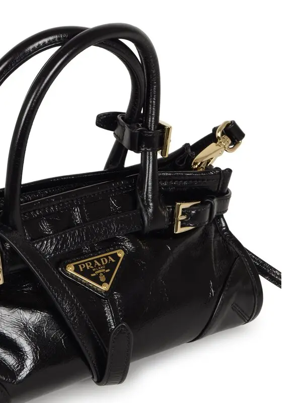 Prada Logo Tote Bag - Black