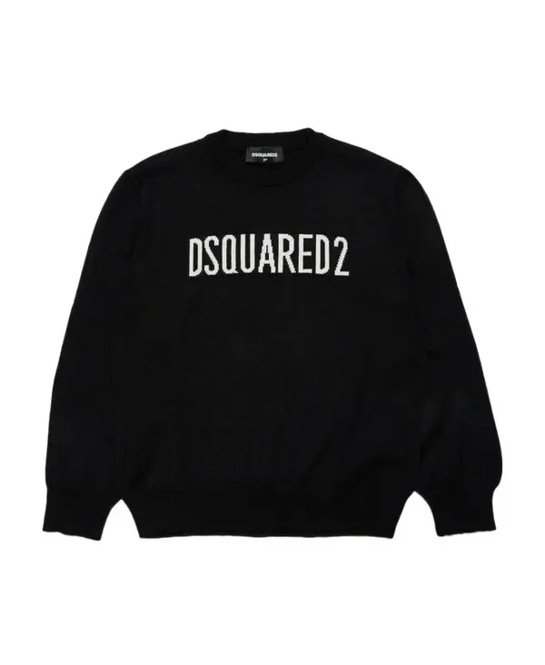 Dsquared2 Logo Print Crew Neck Jumper