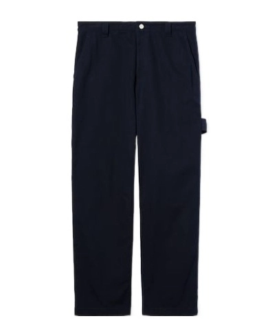 Gucci Web Detail Cotton Canvas Pants