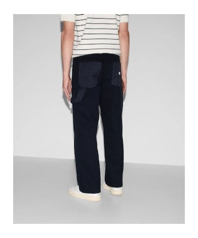 Gucci Web Detail Cotton Canvas Pants