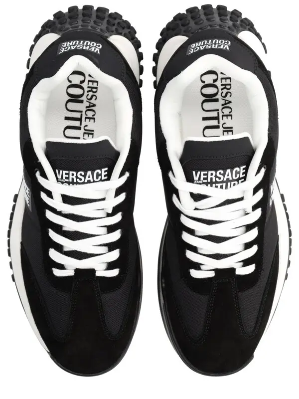 Versace Logo Printed Low-top Sneakers