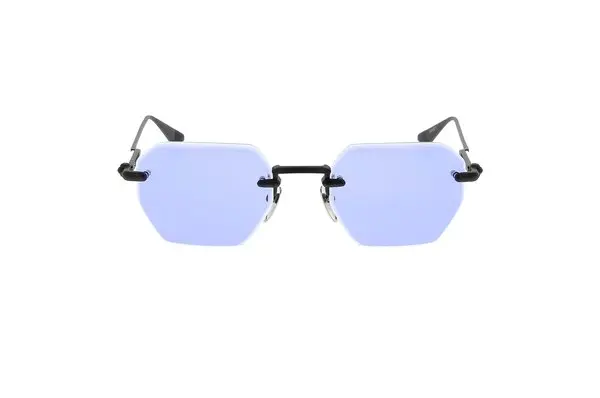 Chrome Hearts Frameless Octagon Sunglasses - Blue