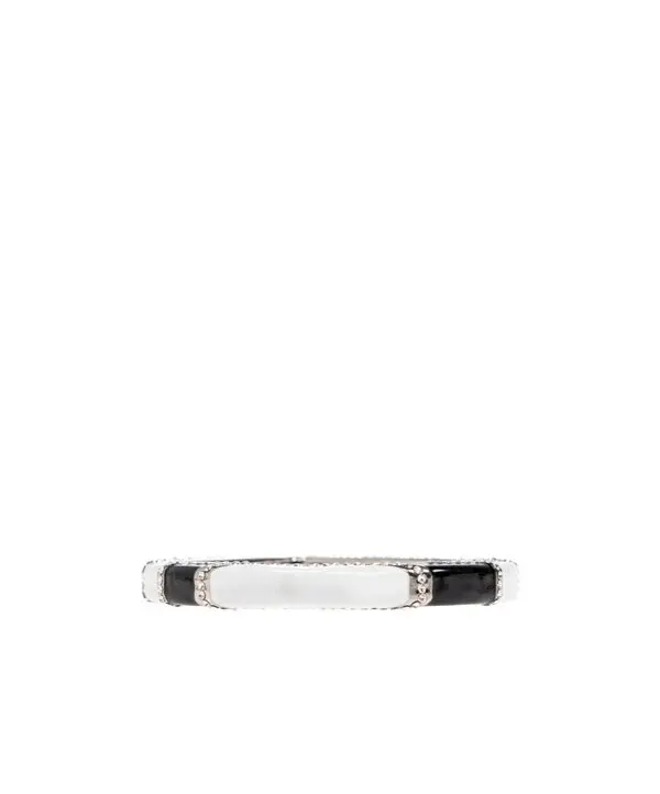 Jacquemus Two-toned Embellished Bracelet - White