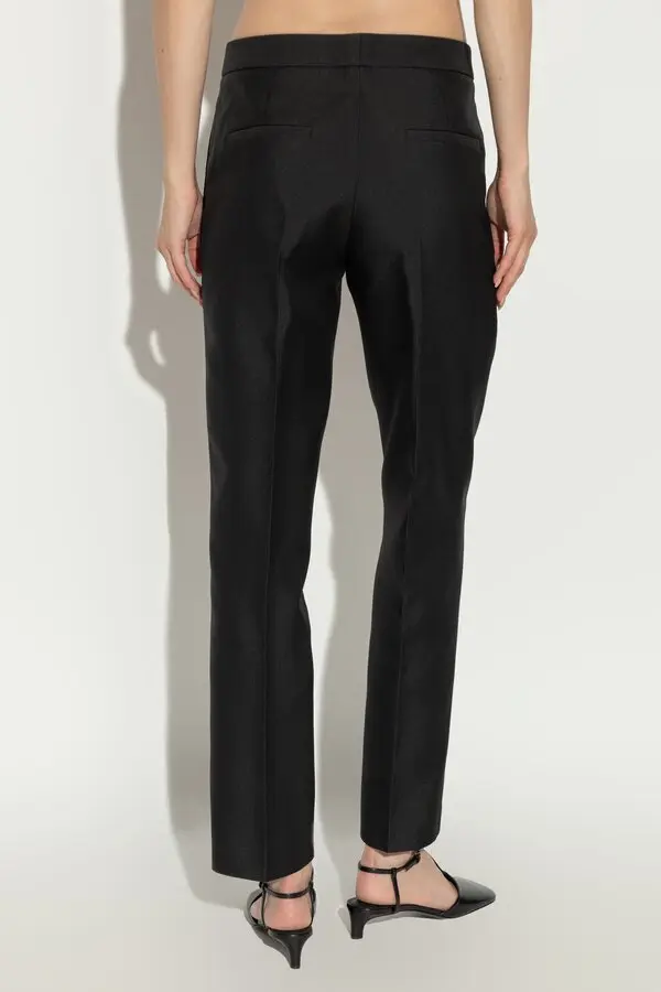 JIL SANDER Tailored Creased Trousers - Black