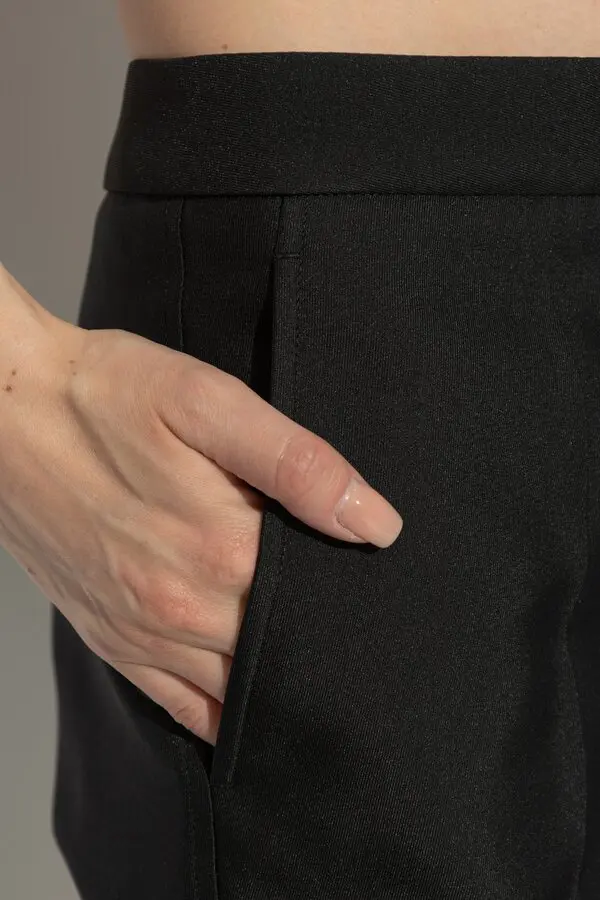 JIL SANDER Tailored Creased Trousers - Black