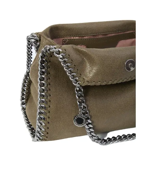 Stella McCartney Mini Falabella Chain-trimmed Tote Bag - Green