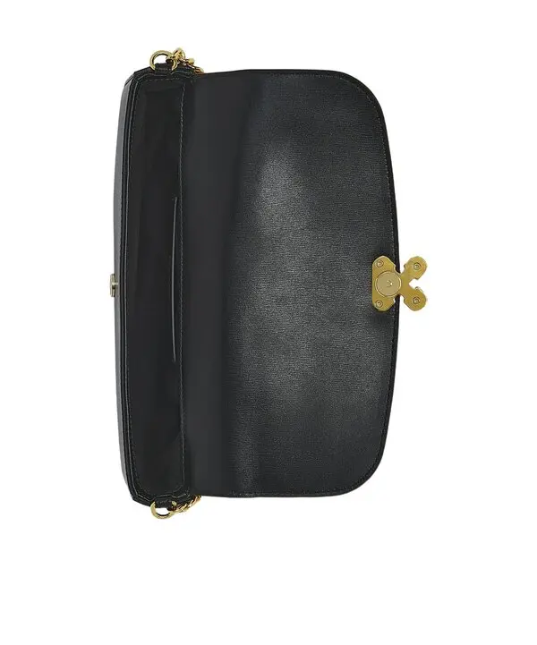 Alexander McQueen Skull Flower Chain Shoulder Bag - Black