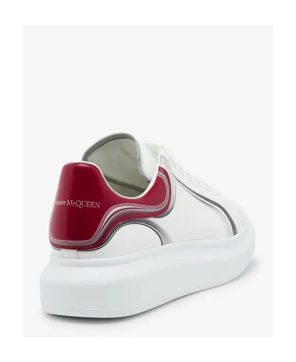 Alexander McQueen Oversized Lace-up Sneakers - White