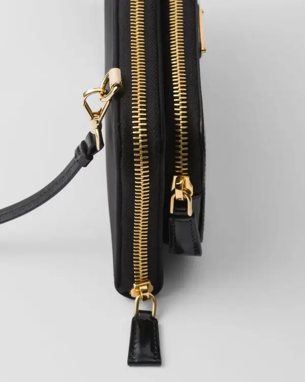 Prada Re-nylon And Brushed Leather Wallet