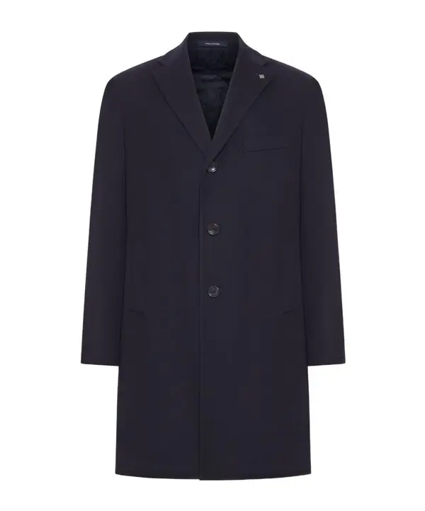 Tagliatore Long-sleeved Coat - Blue
