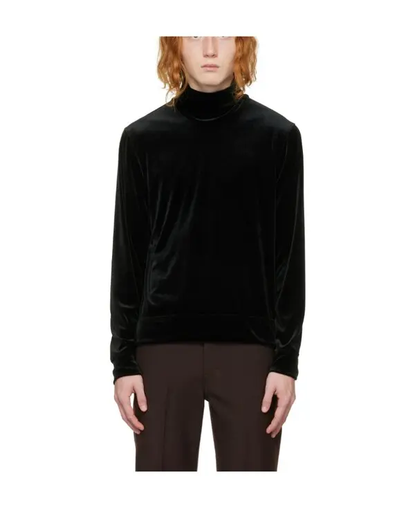 TOM FORD Small High-necked Velvet Sweater