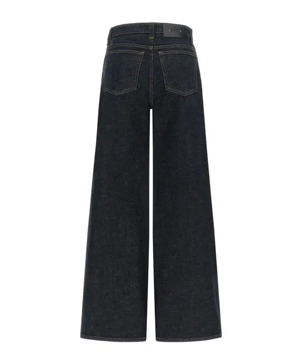 Khaite Dane High Waisted Wide-leg Jeans