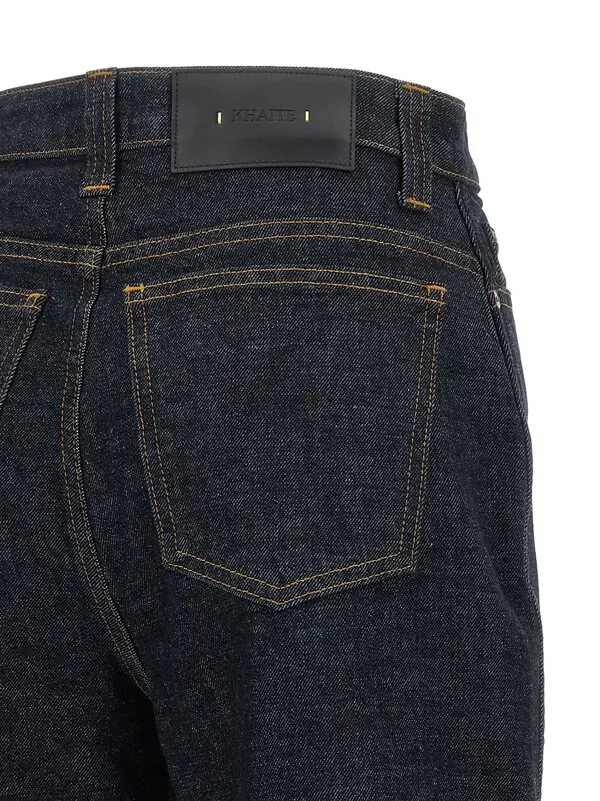 Khaite Dane High Waisted Wide-leg Jeans