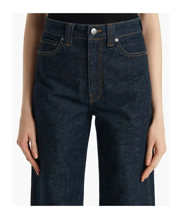 Khaite Dane High Waisted Wide-leg Jeans