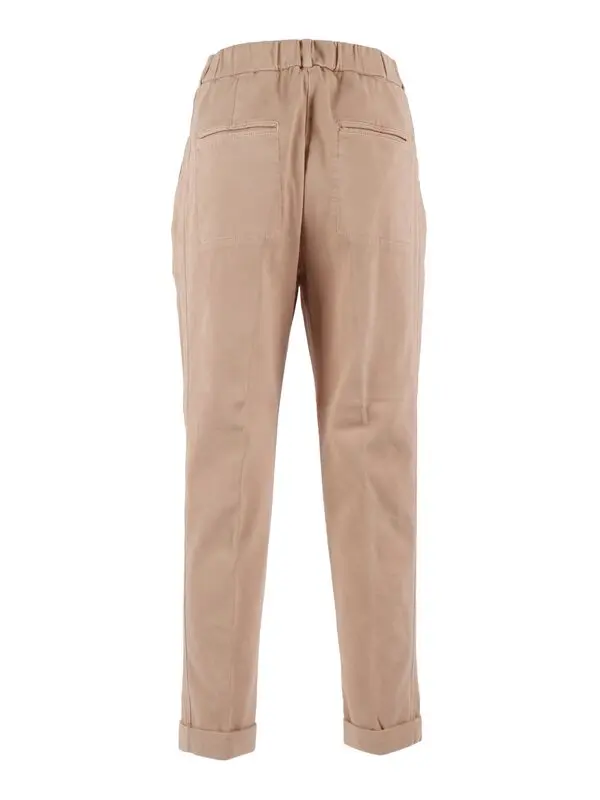 Peserico Pleated Cuffed Trousers
