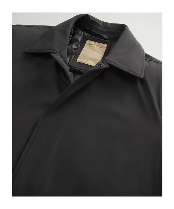 Woolrich Removable Hooded Jacket With Primaloft Ecoblack Padding - Black