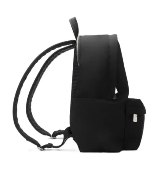 Burberry Backpack With Equestrian Knight Appliqu - Black