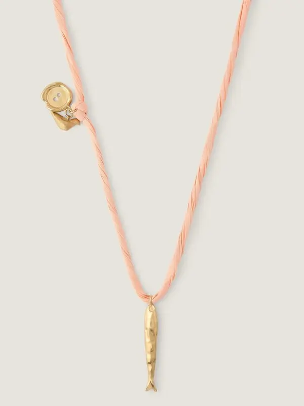 Givenchy Lucky Charms Necklace With Metal Pendant - Aureus