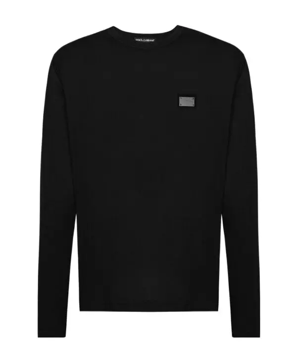 Dolce & Gabbana Dolce Gabbana Logo Tag Long-sleeved T-shirt