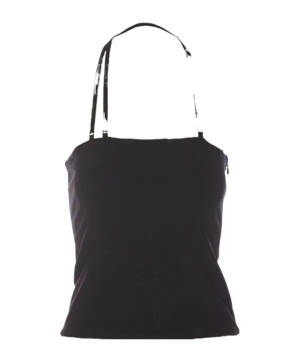 Attico Paneled Tank Top - Black