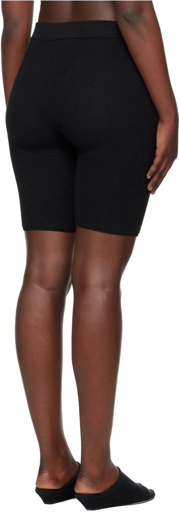 Fear Of God Waffle Biker Shorts - Black