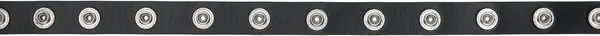 Attico Leather Belt With Silver-tone Hardware