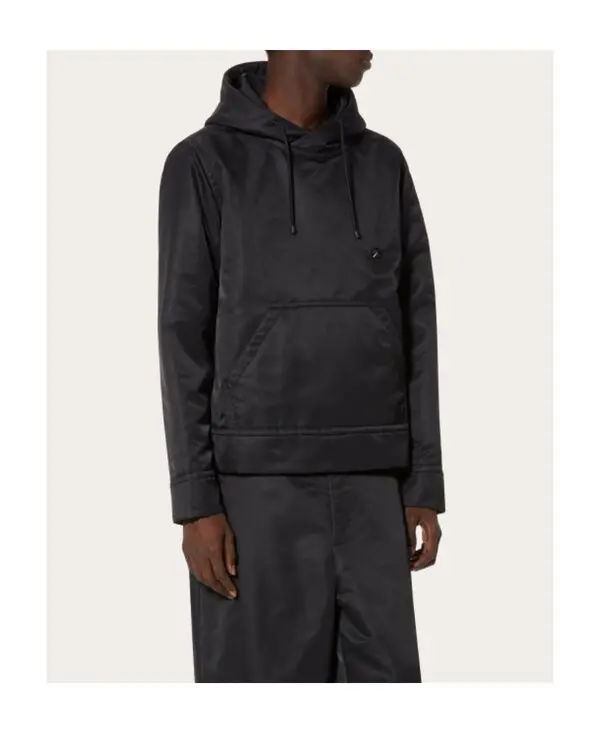 Valentino Garavani Stud-detailed Drawstring Hoodie