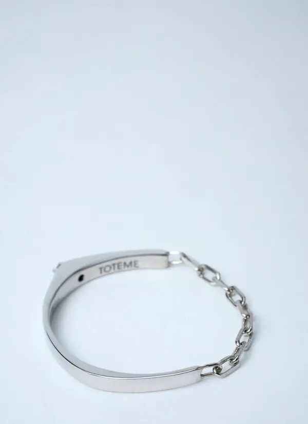 TOTEME Chain Embellished Ring - Gray