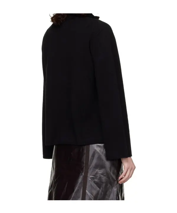 Loulou De Saison Gabi Zipped Stand-collar Cardigan