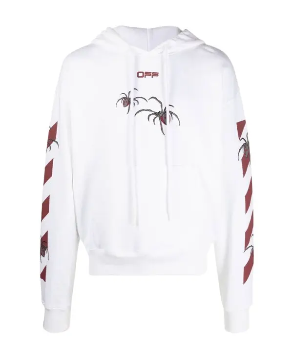 Off-White Spider Arrows Hoodie - White