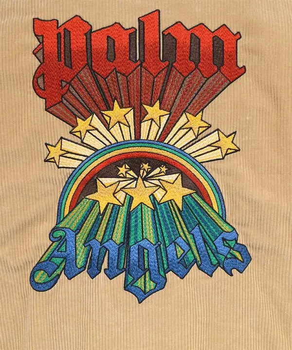 Palm Angels Corduroy Cotton Bomber Jacket