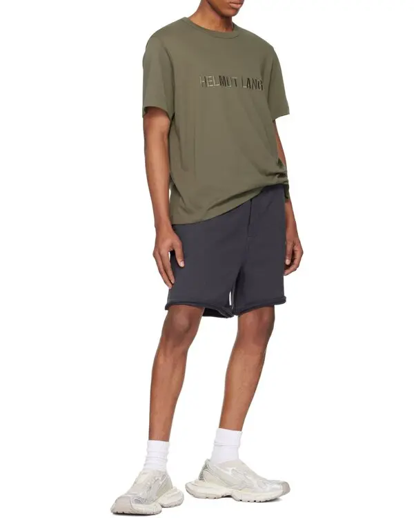Helmut Lang Logo Embroidered Crewneck T-shirt