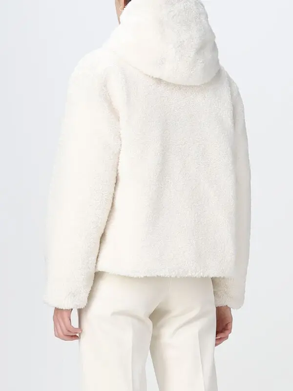 Duvetica Long-sleeved Hooded Casual Jacket - White