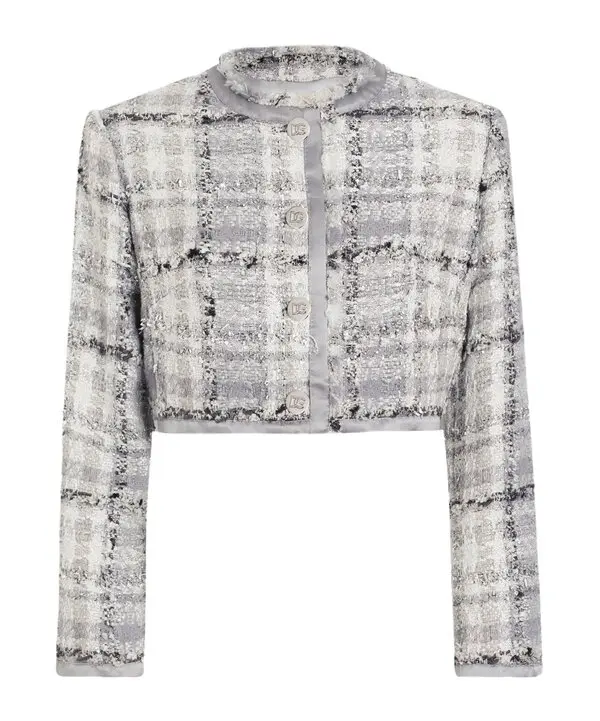 Dolce & Gabbana Cropped Tweed Jacket