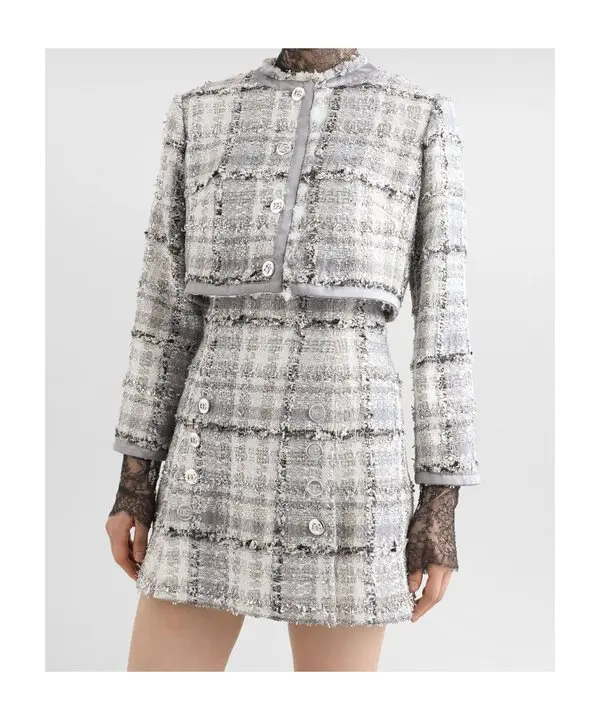 Dolce & Gabbana Cropped Tweed Jacket