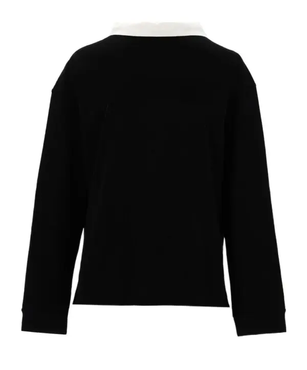 Khaite Faithful Buttoned Polo Top