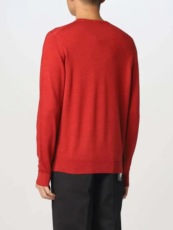 DRUMOHR Crew Neck Wool Sweater - Red