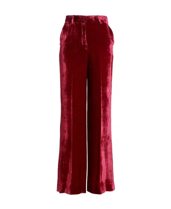 P.a.r.o.s.h Velvet Wide-leg Trousers