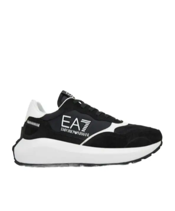 Emporio Armani Ea7" Logo Sneakers - Black