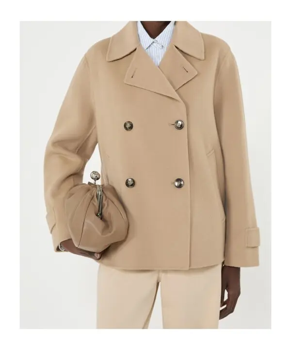 Max Mara Double-breasted Coat - Camel