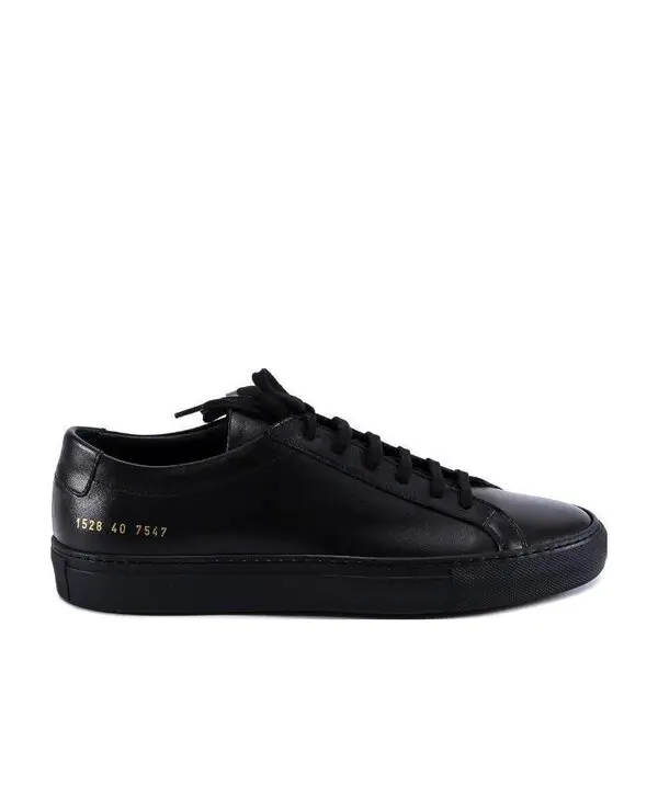 COMMON PROJECTS Achilles Low Top Sneakers - Black